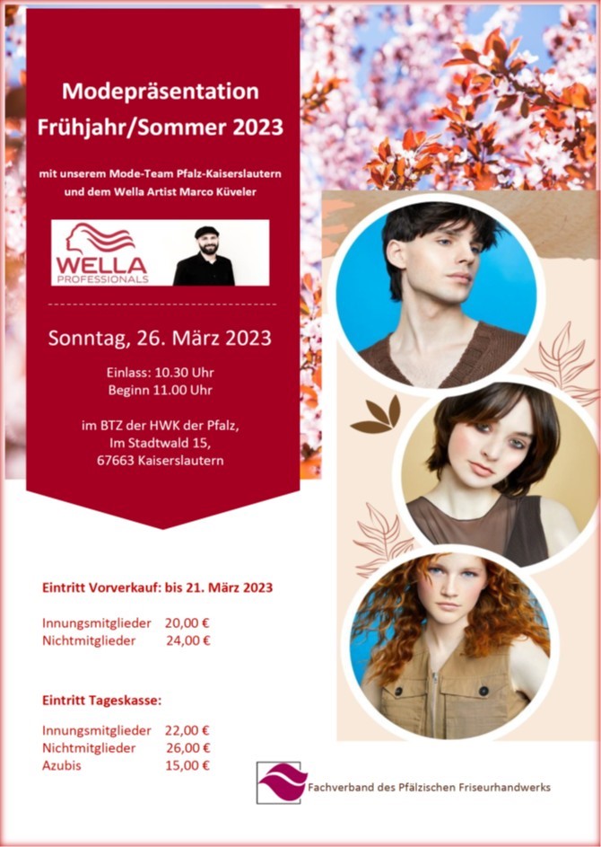 Frisurenmode – Präsentation der neuen Trendkollektion Frühjahr 2023 ...
